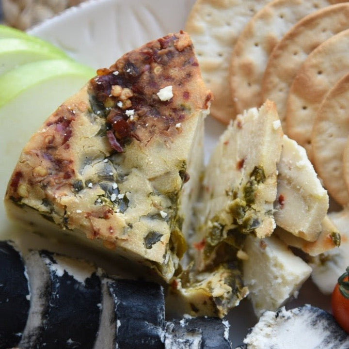 non-dairy vegan cashew Pepper Jack - Rebel Cheese